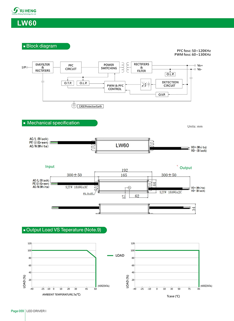 LW60W - 惠州市日恒科技有限公司